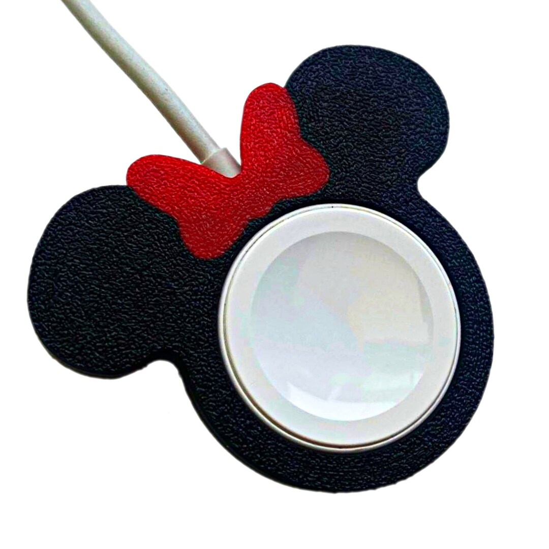 Minnie Mouse Style Apple Watch Charger Surround Disney - Etsy