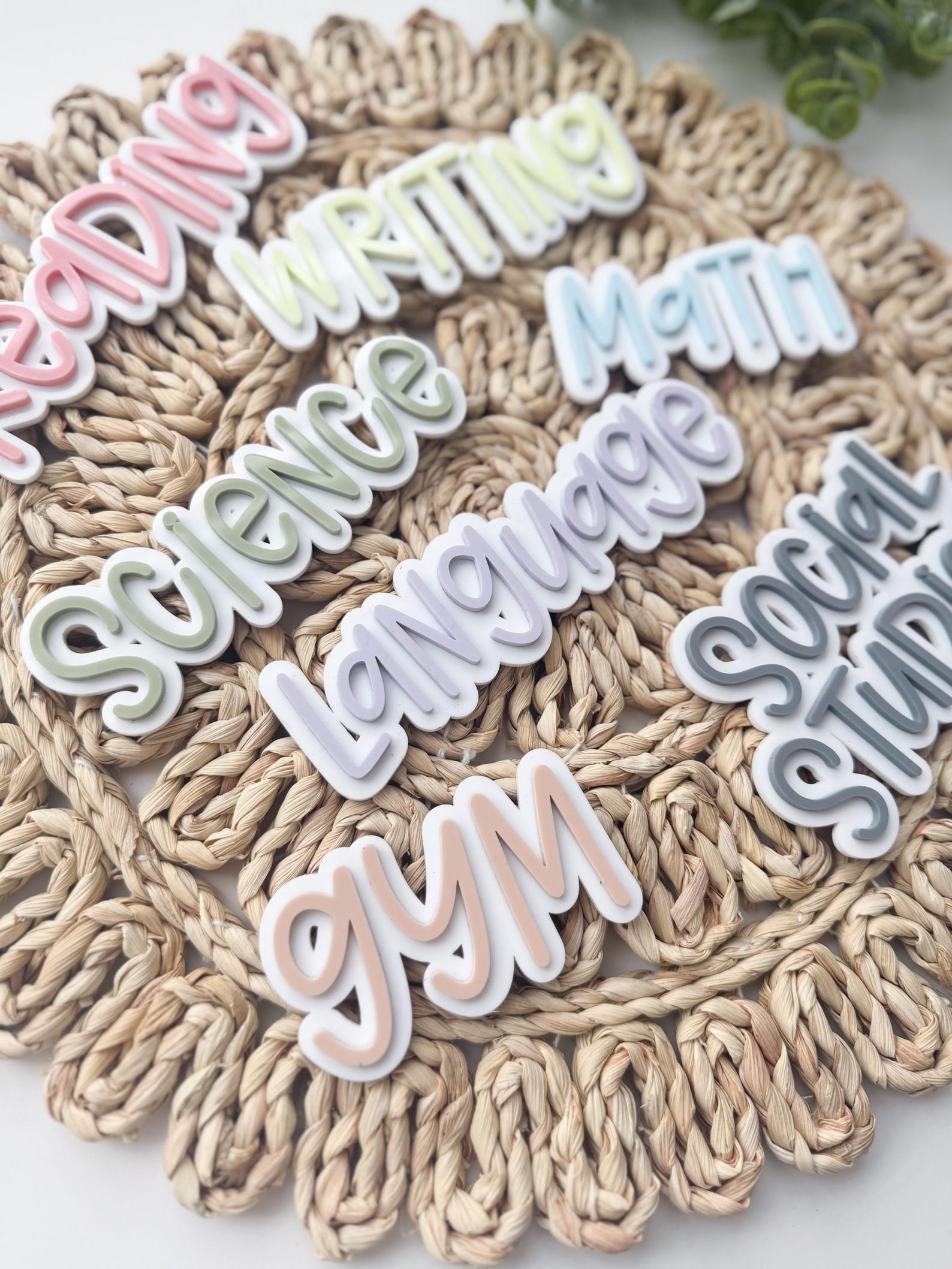 Classroom Subject Magnets, Custom Whiteboard Magnets,daily Schedule ...
