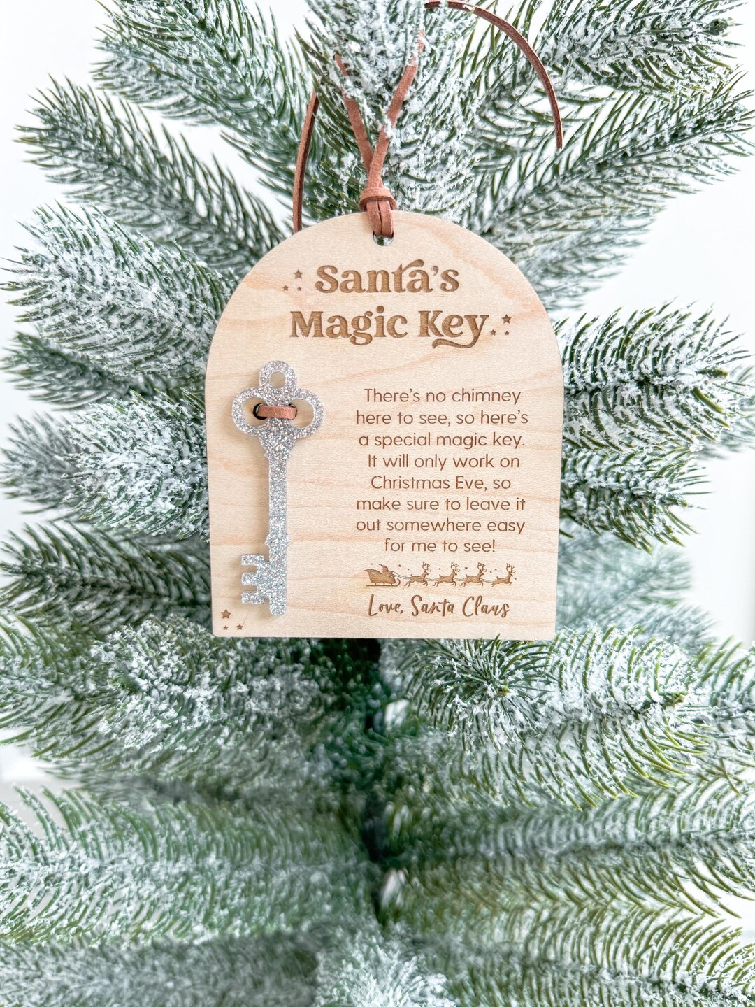 Santa's Magic Key Ornament, Personalized Santa Key, Homes Without a ...