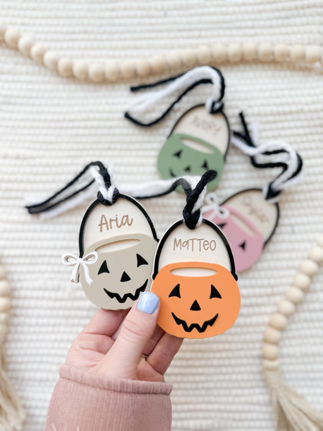 Boo Basket Tags, Pumpkin Basket Tags, Personalized Boo Basket Tags ...