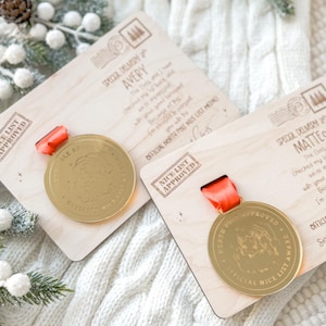 Good List Award, Personalized Good List Medal, Christmas Keepsake ...
