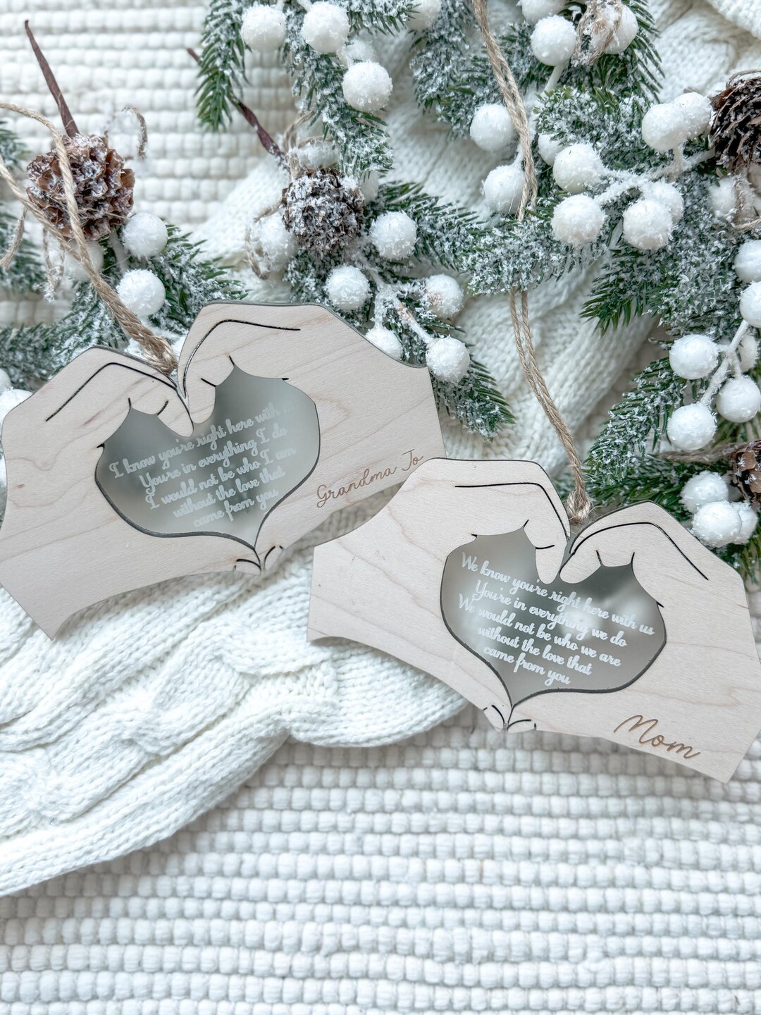 Personalized Memorial Ornaments, Christmas From Heaven, Custom ...