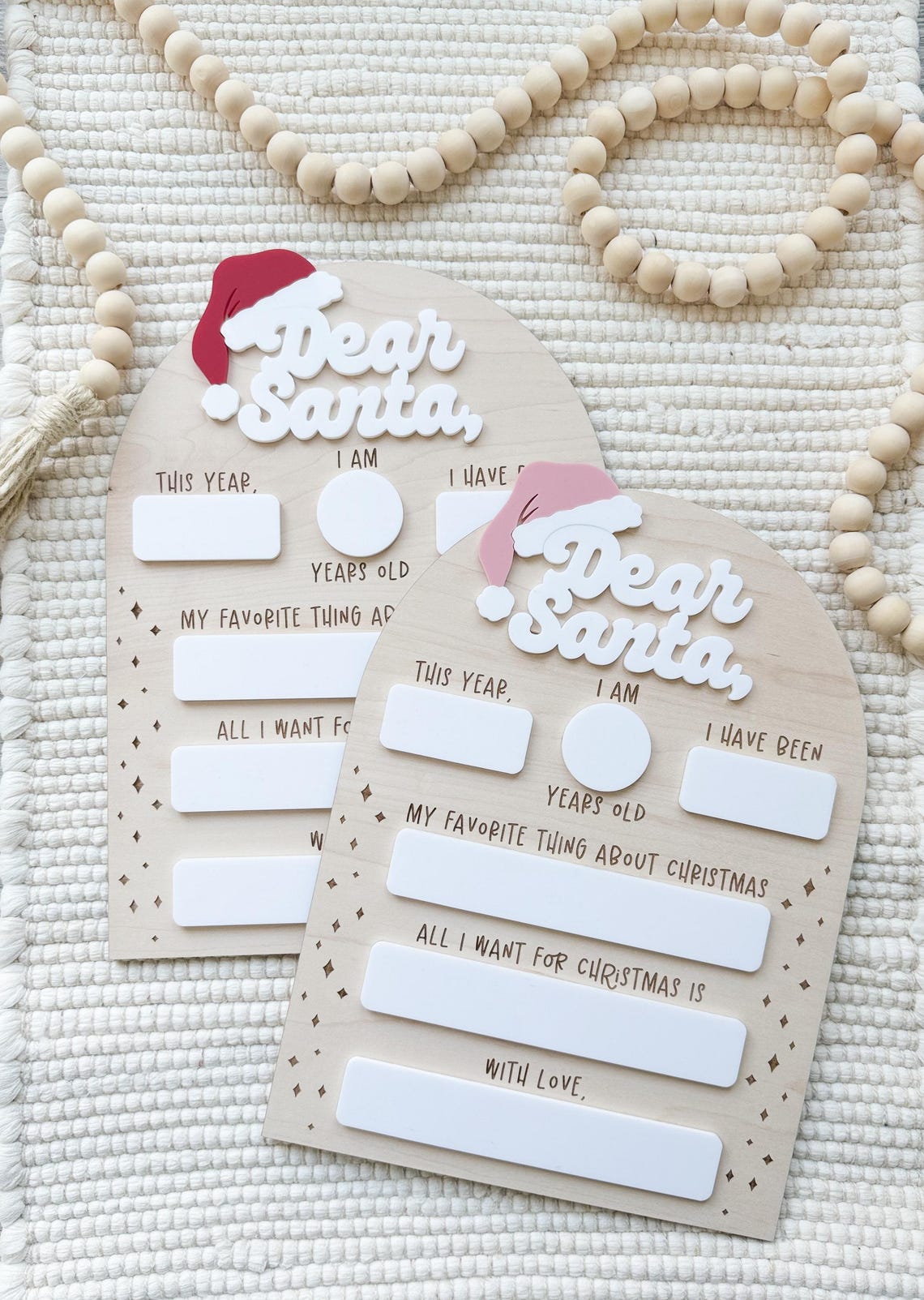 Dear Santa Sign, Christmas Keepsake Sign, Dry Erase Santa Sign ...