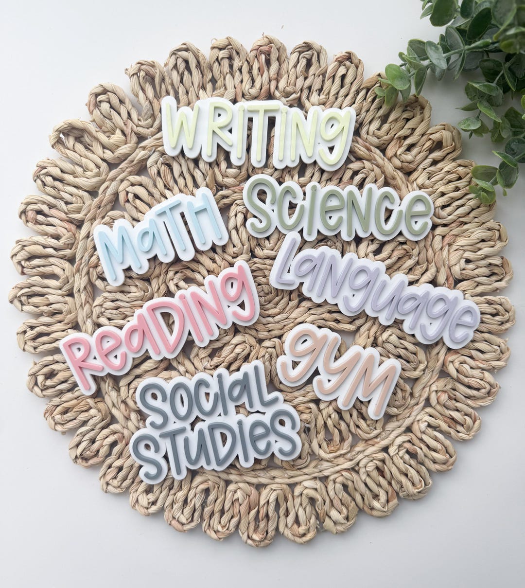 Classroom Subject Magnets, Custom Whiteboard Magnets,daily Schedule ...