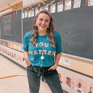 Teacher Lanyard, Teacher Gift, Custom Lanyard, Badge Lanyard, Custom ...