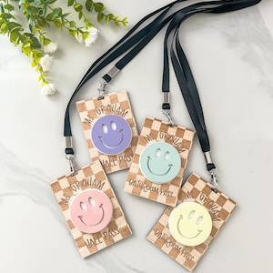 Personalized Lanyard for Teachers, Bathroom Passes, Custom Hall Passes ...