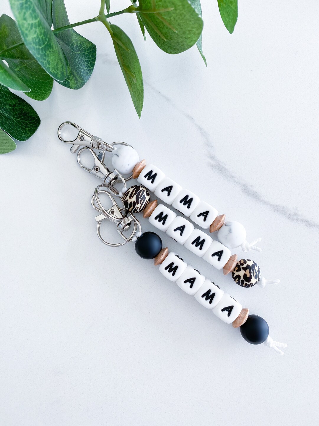 MAMA Silicone Keychain/mother's Day Gift/purse Charm/diaper Bag Charm ...