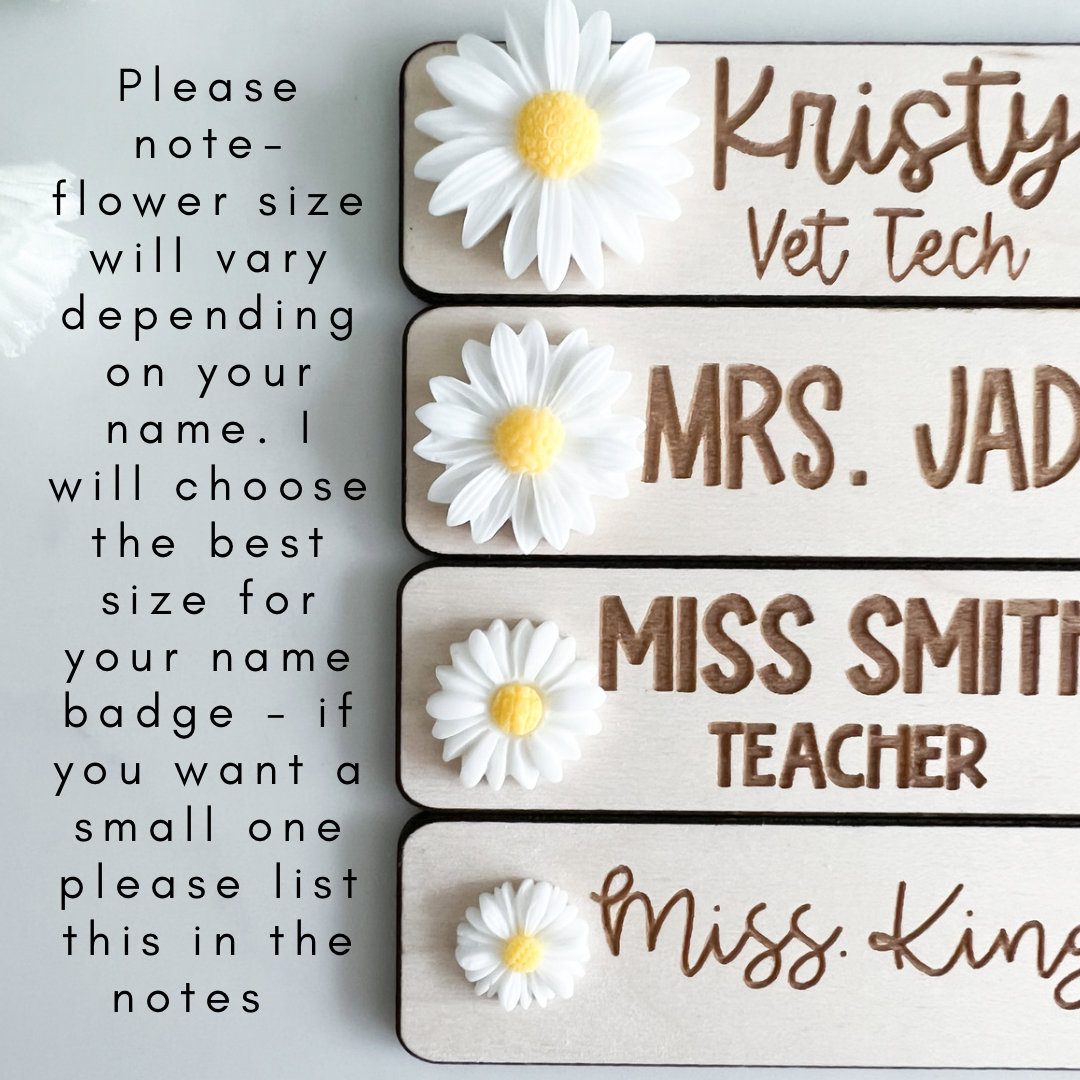 Personalized Name Badge, Custom Name Tag, Job Title Name Tag, Engraved ...