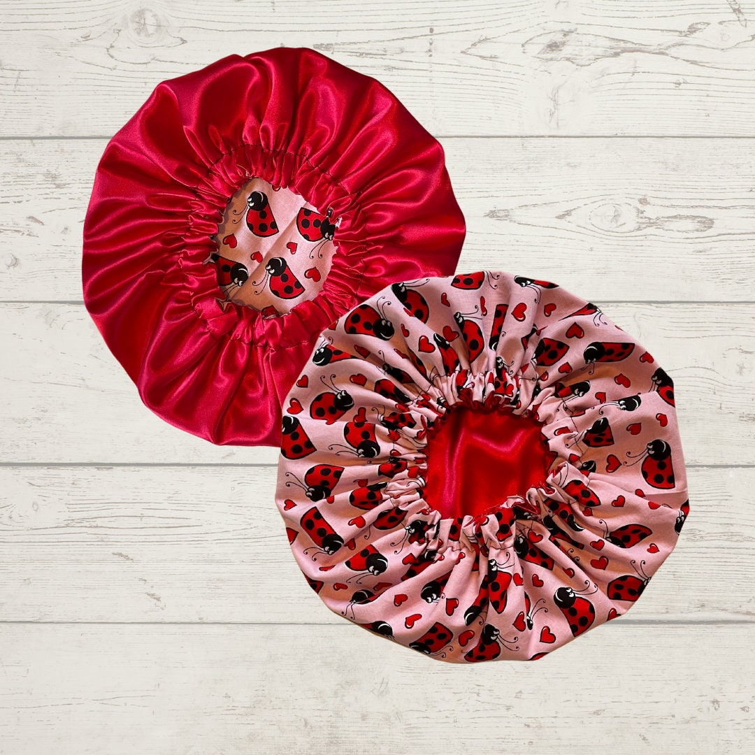 Ladybug Satin Lined Bonnet - Etsy