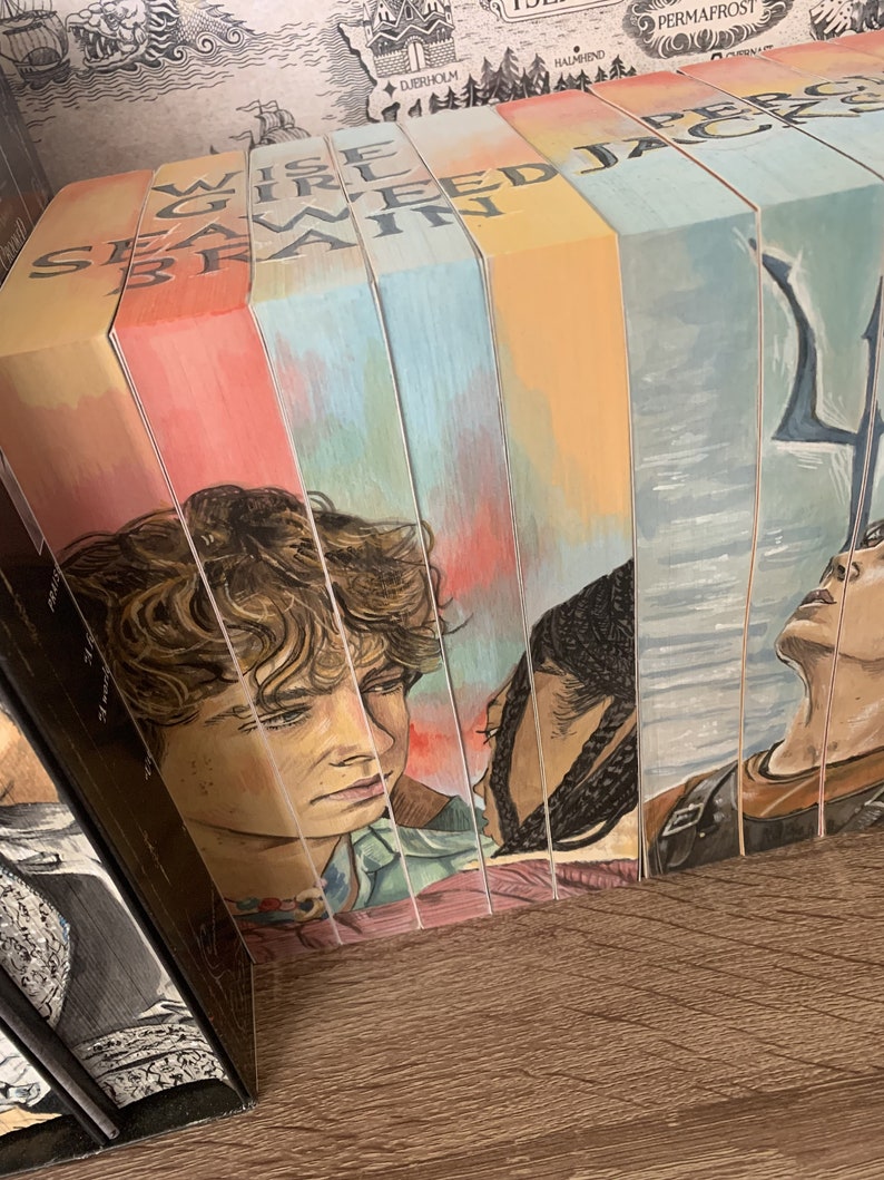 Percy Jackson & the Olympians PERCABETH Foreedge Painting - Etsy