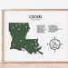 Louisiana State Parks Map - Etsy