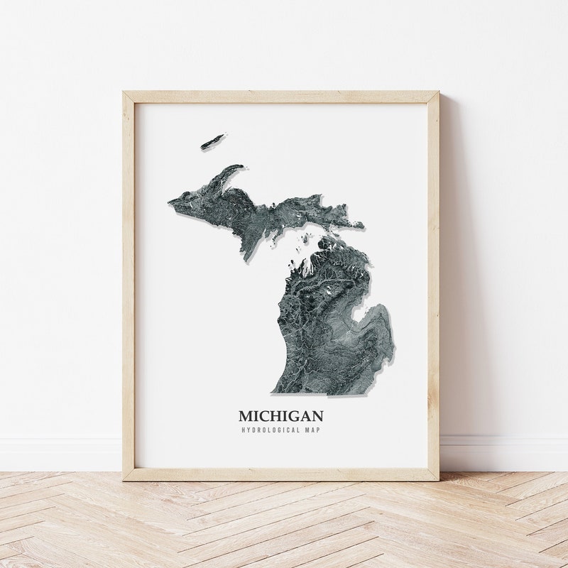 Michigan Poster - Etsy