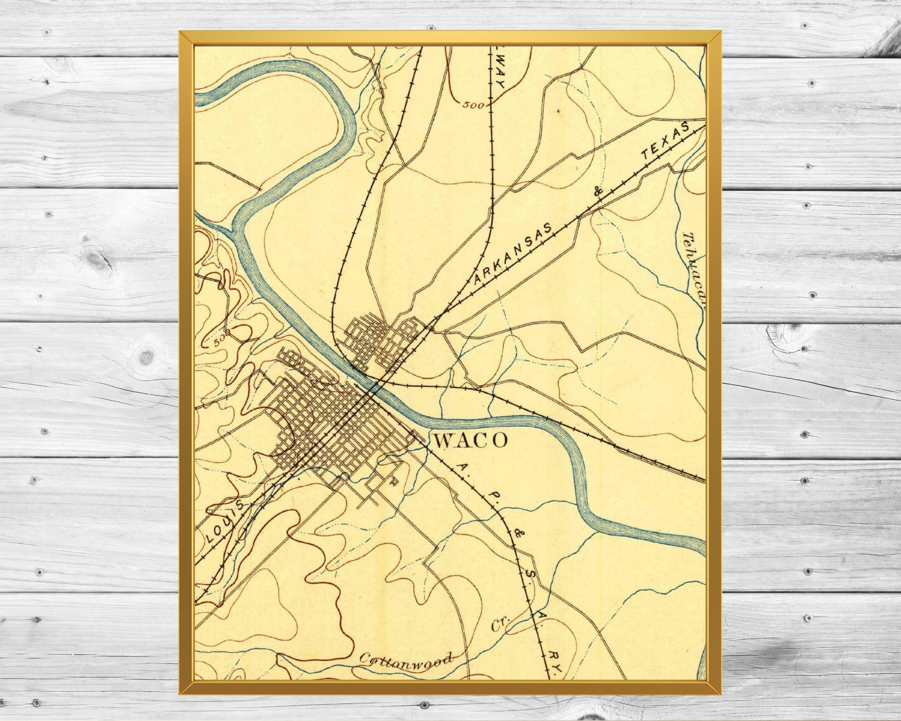 Old Waco Map