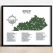 Kentucky State Parks Map Family Adventure Map Gift - Etsy