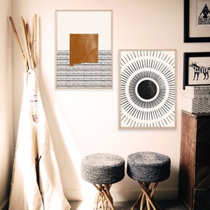 New Mexico Boho Wall Art Map - Etsy