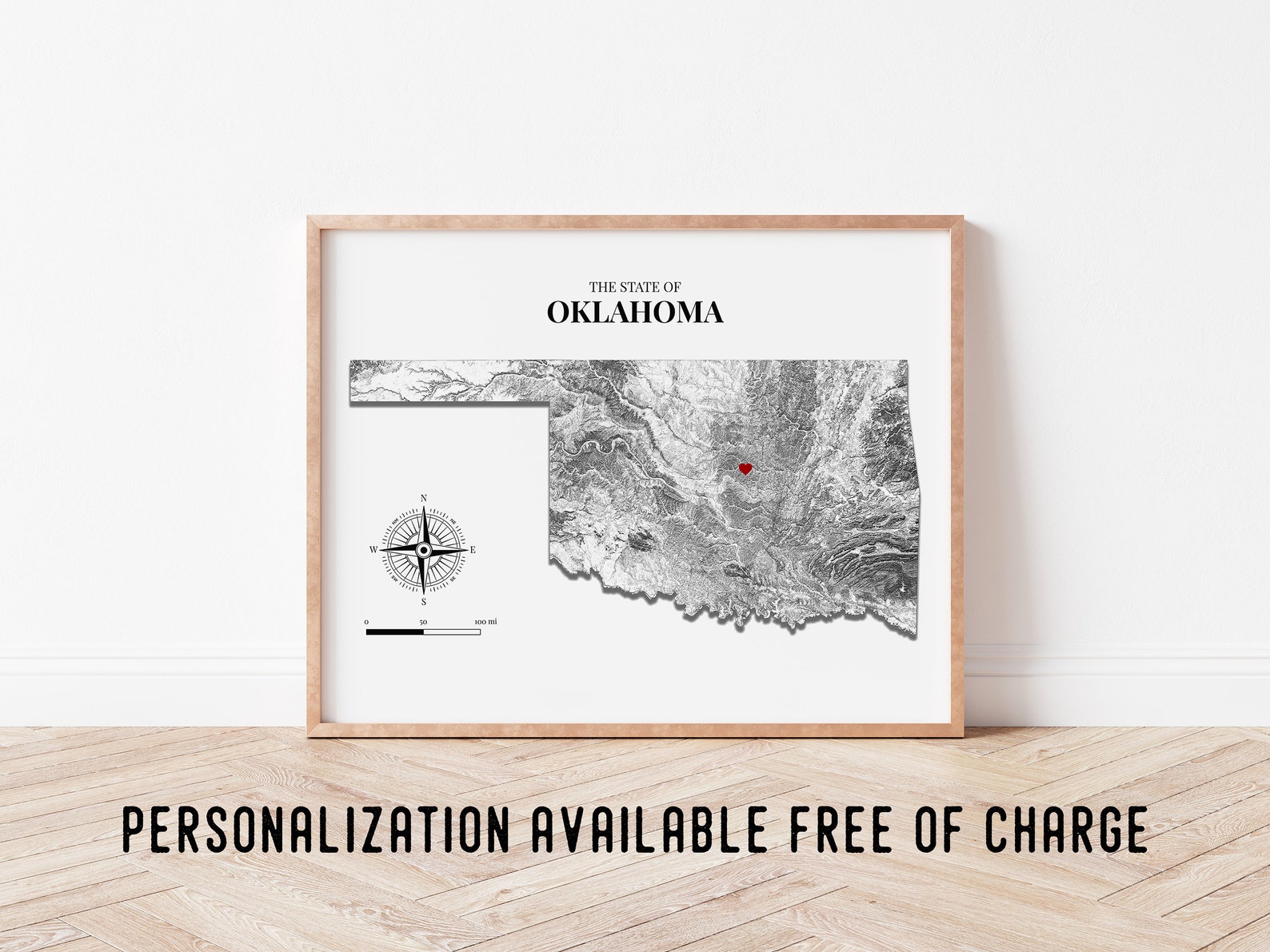 Oklahoma Elevation Map Gift Oklahoma Shaded Relief Map | Etsy Oklahoma Elevation Map Gift Oklahoma Shaded Relief Map | Etsy
