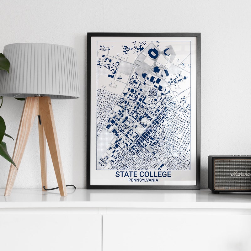 State Map Art Print - Etsy