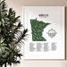 Minnesota State Park Map Print - Etsy