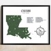 Louisiana State Parks Map - Etsy