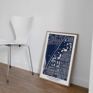 Butler University Map Gift, Indianapolis Map Print - Etsy