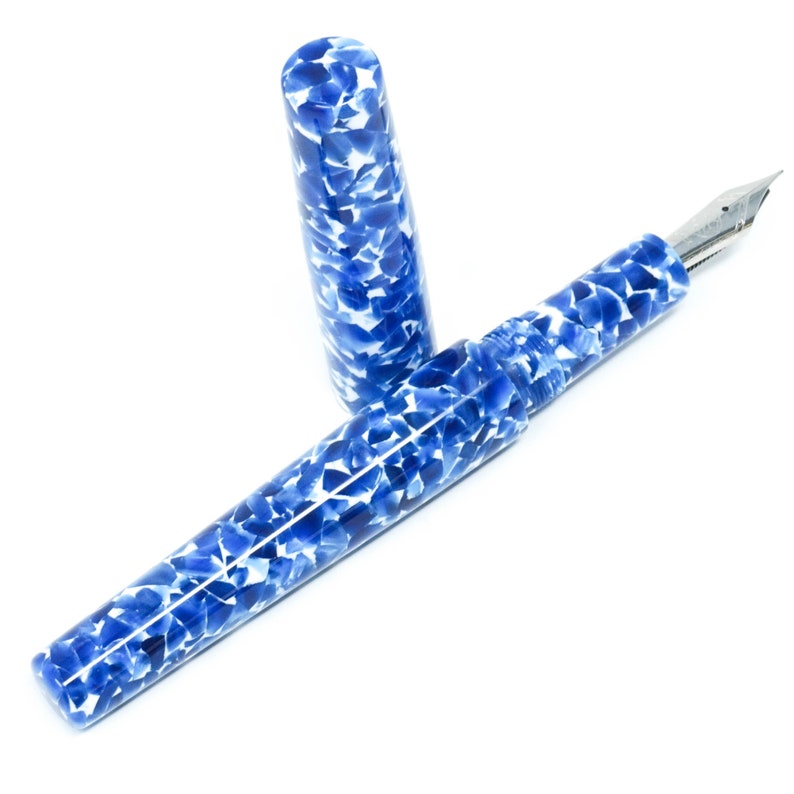 Erinoid Bora Bora Langley Loft Bespoke Fountain Pen - Bock or Jowo #6 ...