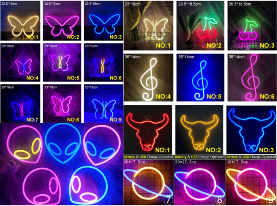 NEW Neon Signs Led Sign Neon Butterfly Neon Art Unicorn - Etsy