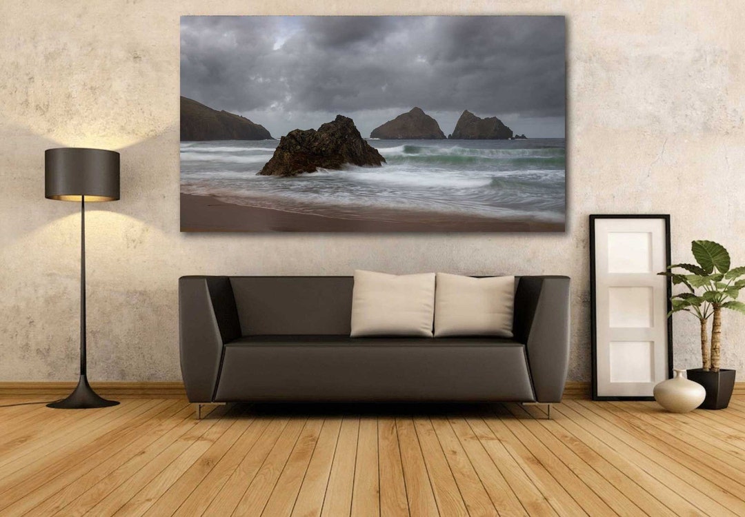 Holywell Bay, Coastal Mood, Newquay, Cornwall Photograph,a3 Print,canvas, England, UK, Wall Art ...