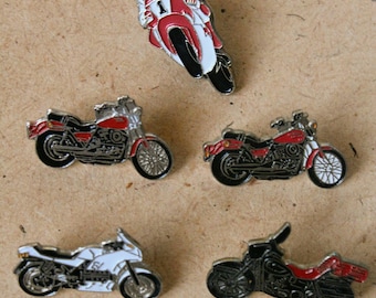 Motorcycle Pin - Etsy