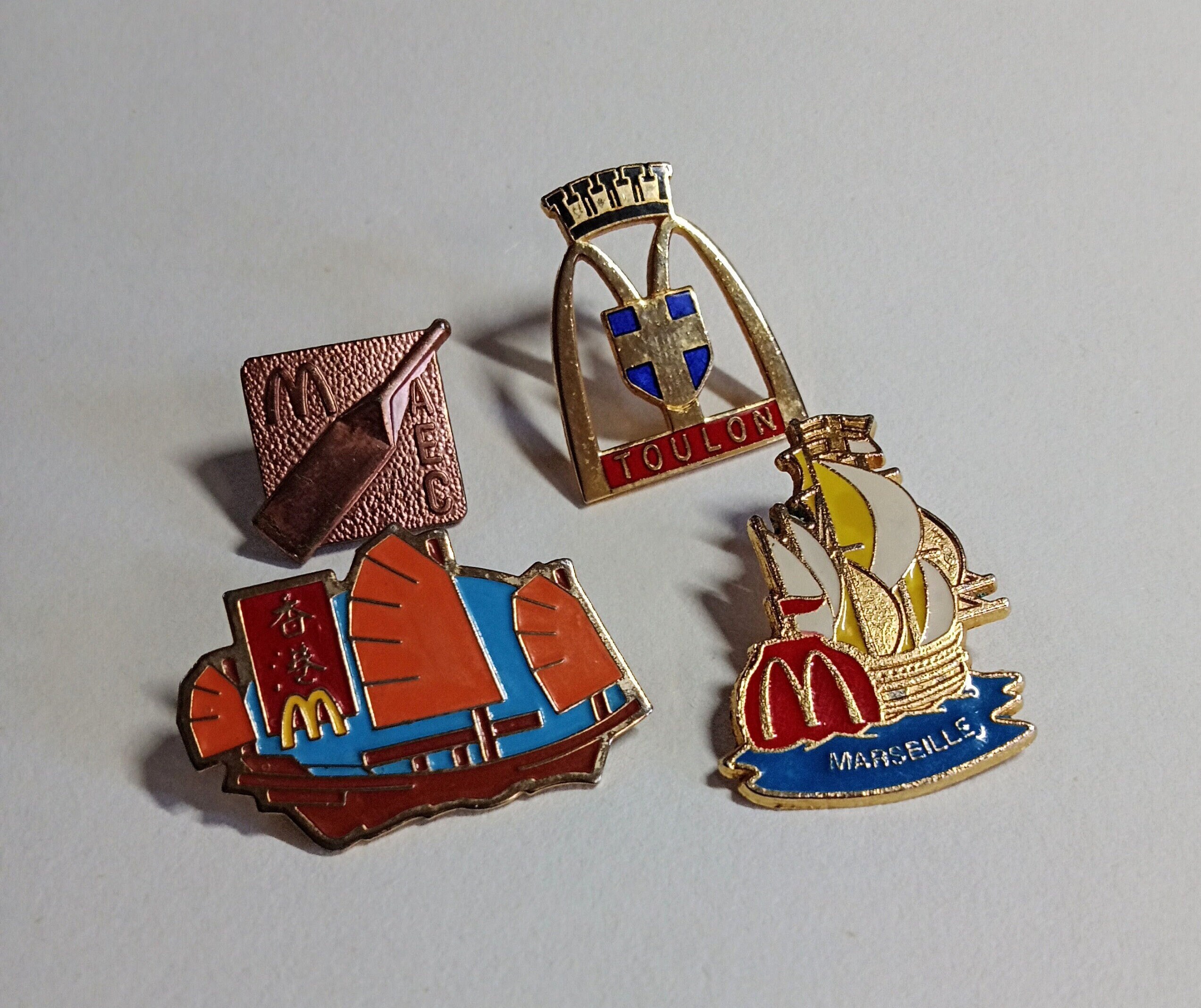Mcdonald's Pin. Mcdonald's Pins Brooches. France - Etsy