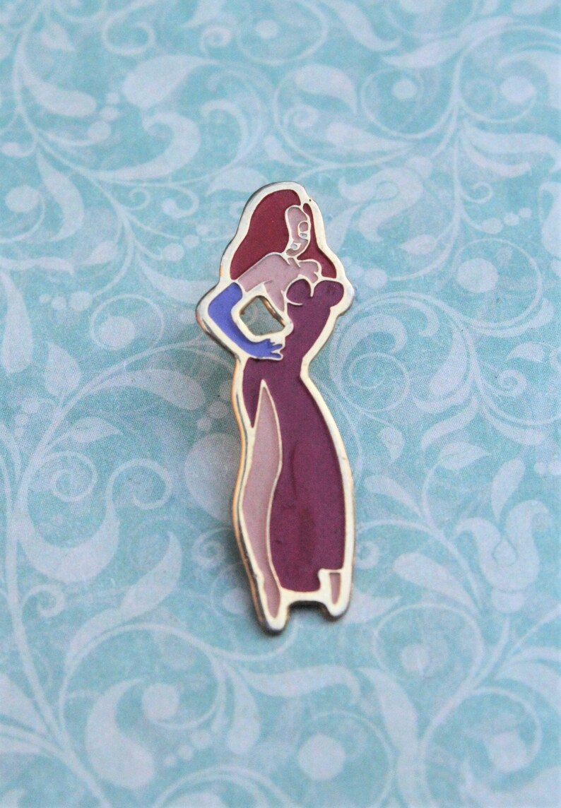 Who killed Roger Rabbit Disney enamel brooch. Jessica Baby | Etsy