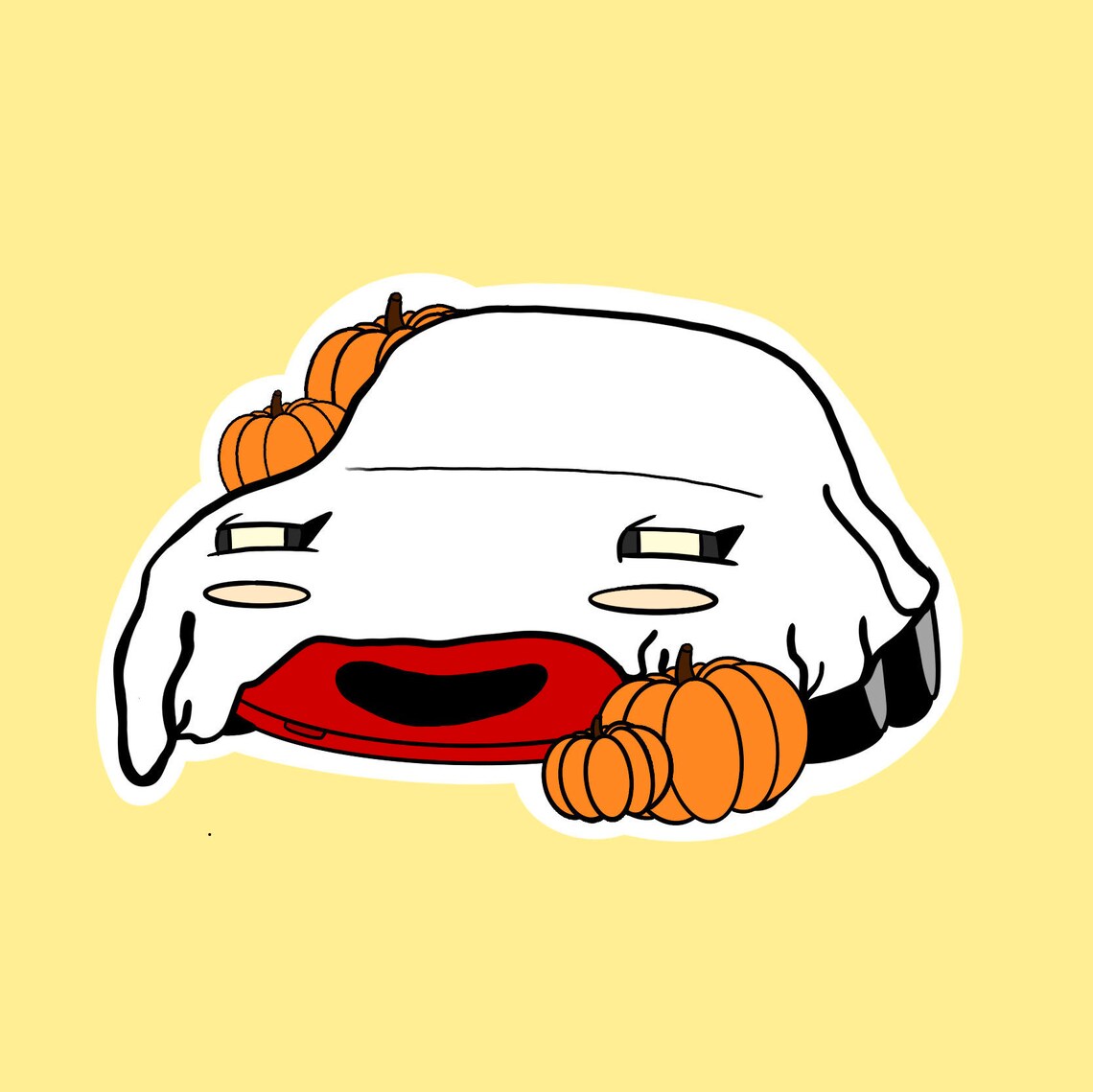 Spooky Ghost Miata Sticker Mazda Miata MX5 Halloween Car | Etsy