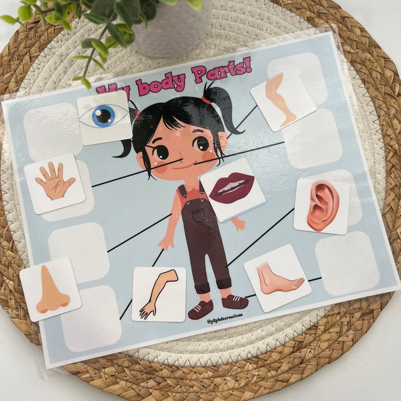 Body Parts Matching Activity Body Parts Matching Activity Printable ...