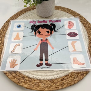 Body Parts Matching Activity - Body Parts Matching Activity Printable ...