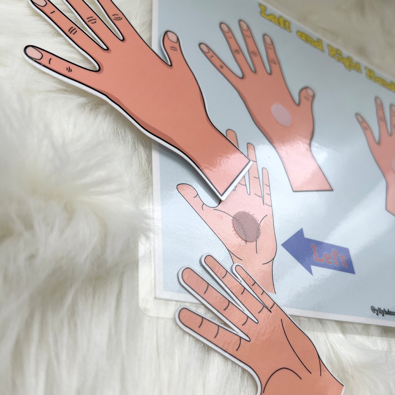 Body Parts Left & Right Learning Education Printable - Preschool ...