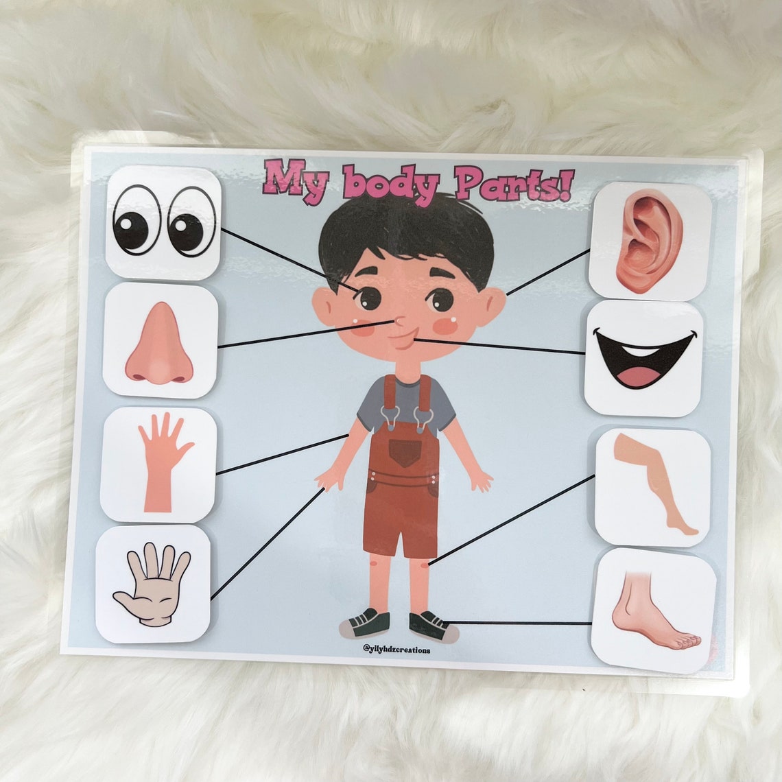 Body Parts Matching Activity - Body Parts Matching Activity Printable ...