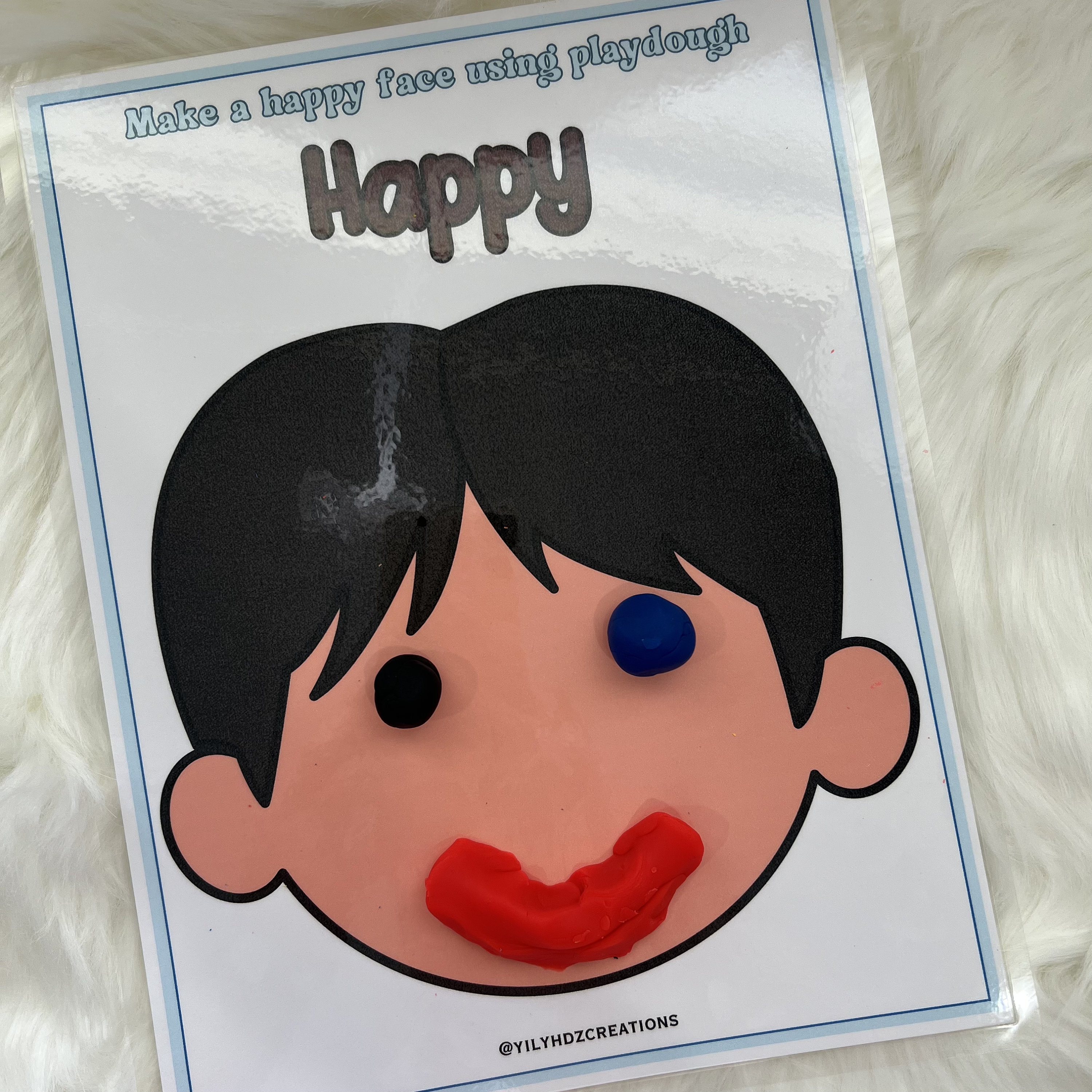 Printable Playdough Activity Playdough Mats Playdough Activity Face ...