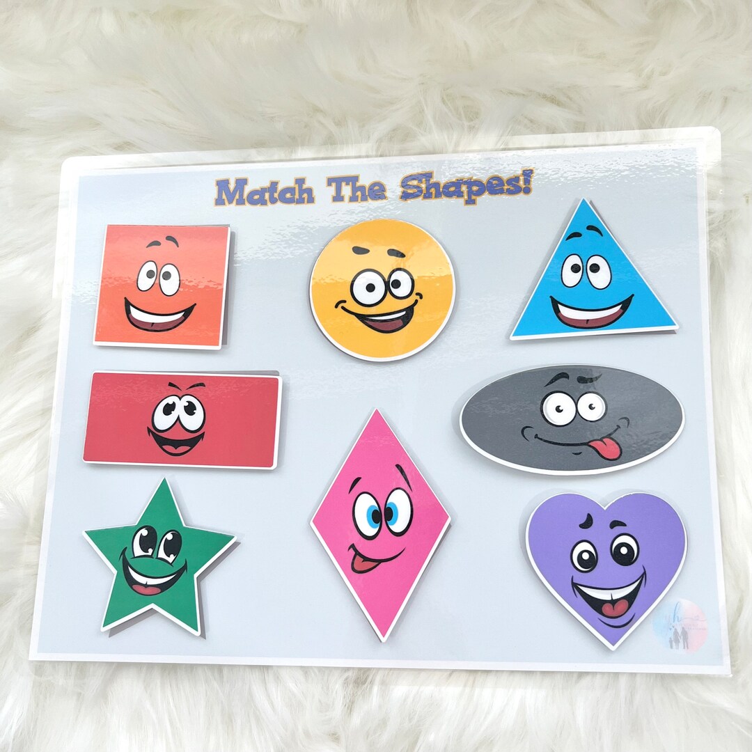 Shape Matching Activity - Preschool Shapes - Shapes Printables - Shape ...