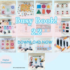 Preschool Learning Binder - Toddler Learning Folder - Busy Binder for ...