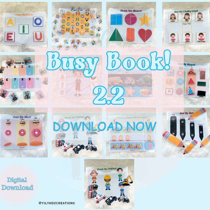 Preschool Learning Binder - Etsy