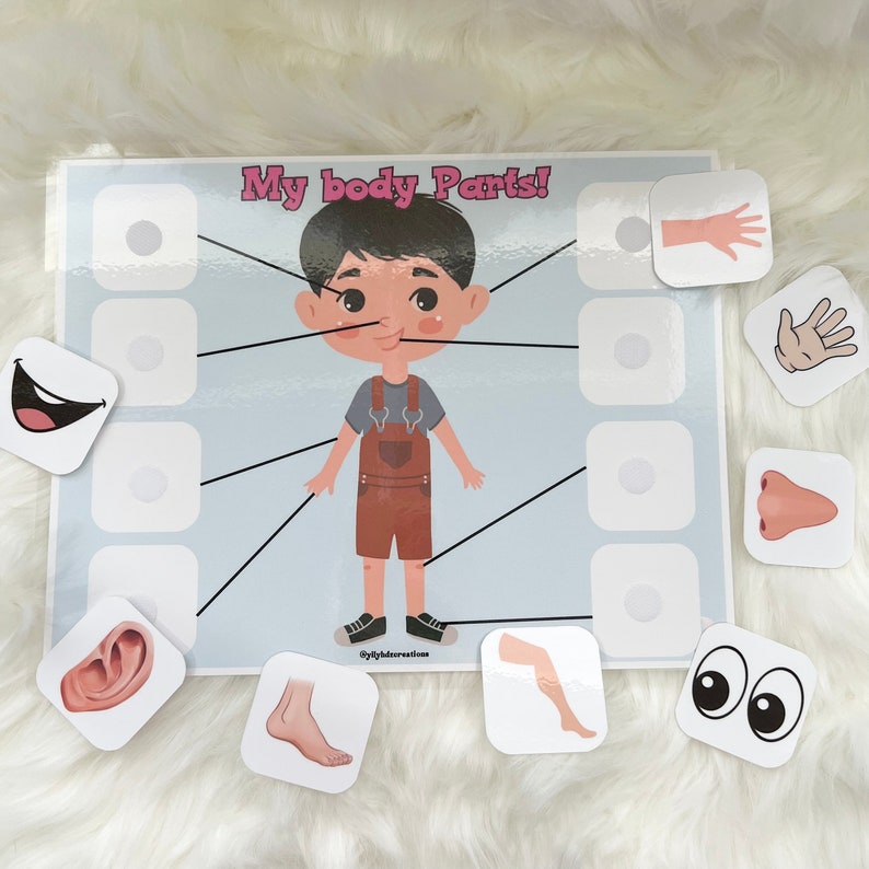 Body Parts Matching Activity - Body Parts Matching Activity Printable ...