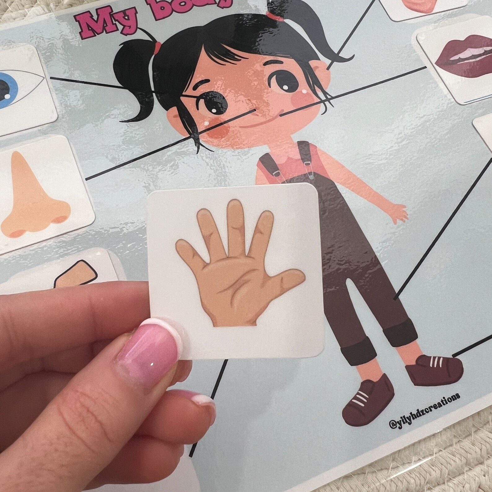 Body Parts Matching Activity - Body Parts Matching Activity Printable ...