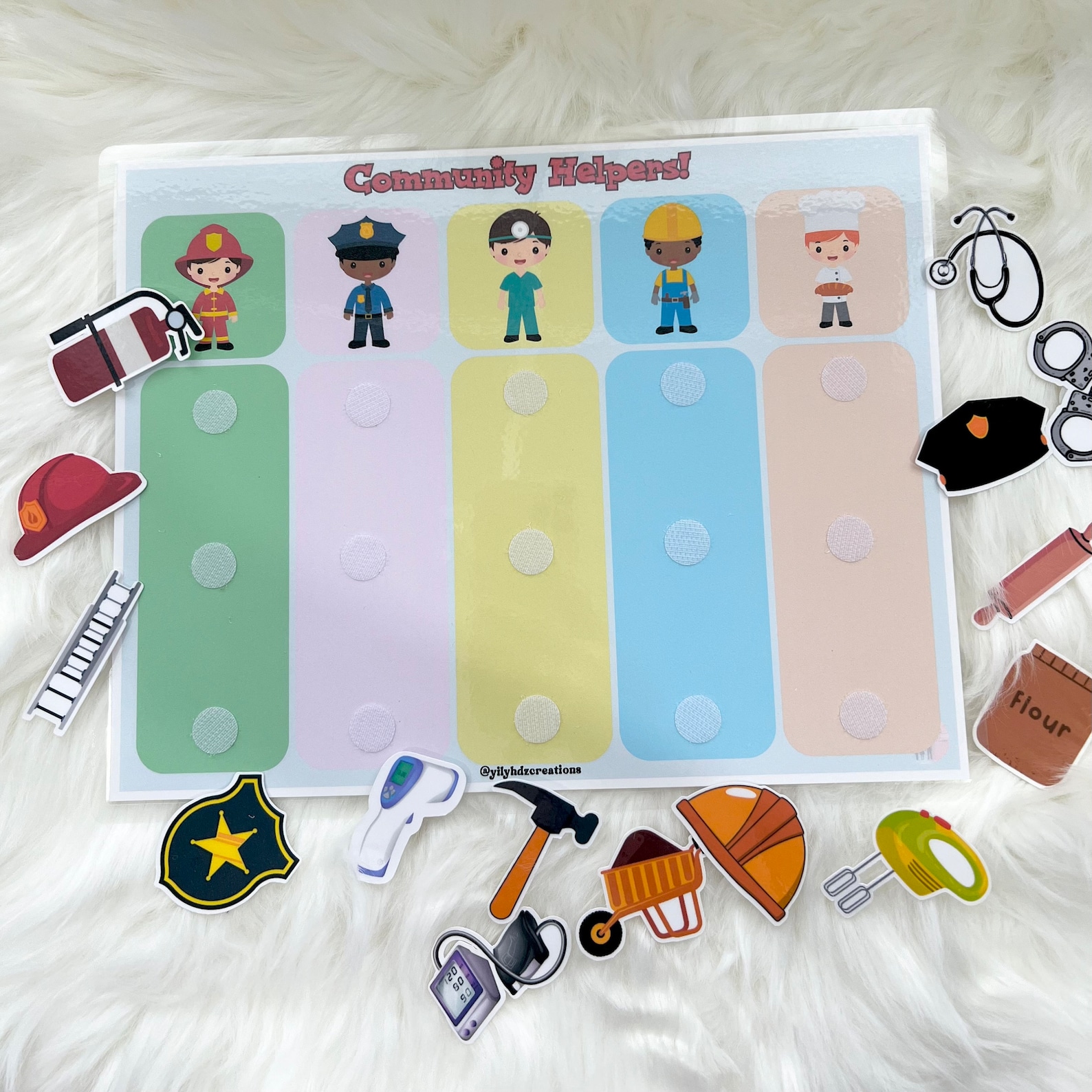 Community Helpers Preschool, Jobs and Occupations Worksheets ...