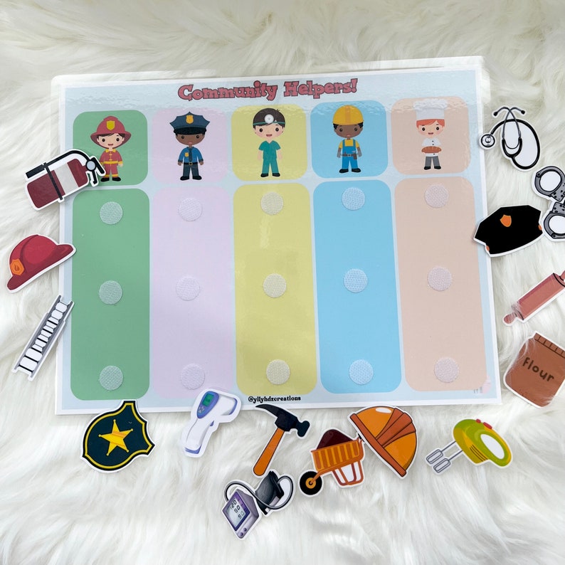 Community Helpers Preschool, Jobs and Occupations Worksheets ...