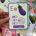 Alphabet Tracing Cards, Alphabet Tracing Worksheets, Fruits and ...