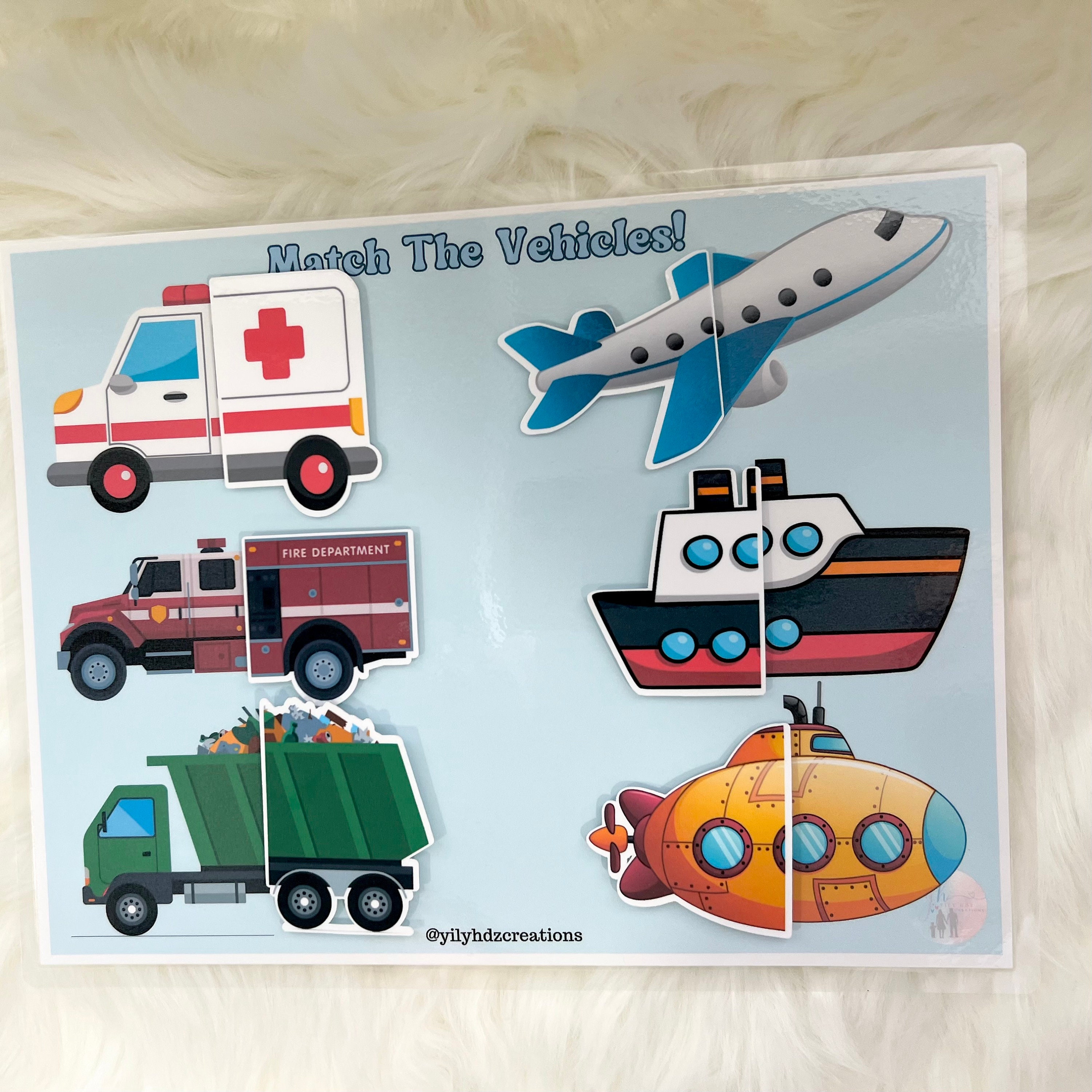 Preschool Activities Kids Activities Toddler Busy Book Match the ...