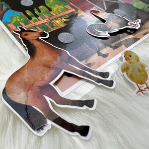 Farm Animals Printable - Farm Animals Worksheet - Farm Animals Matching ...