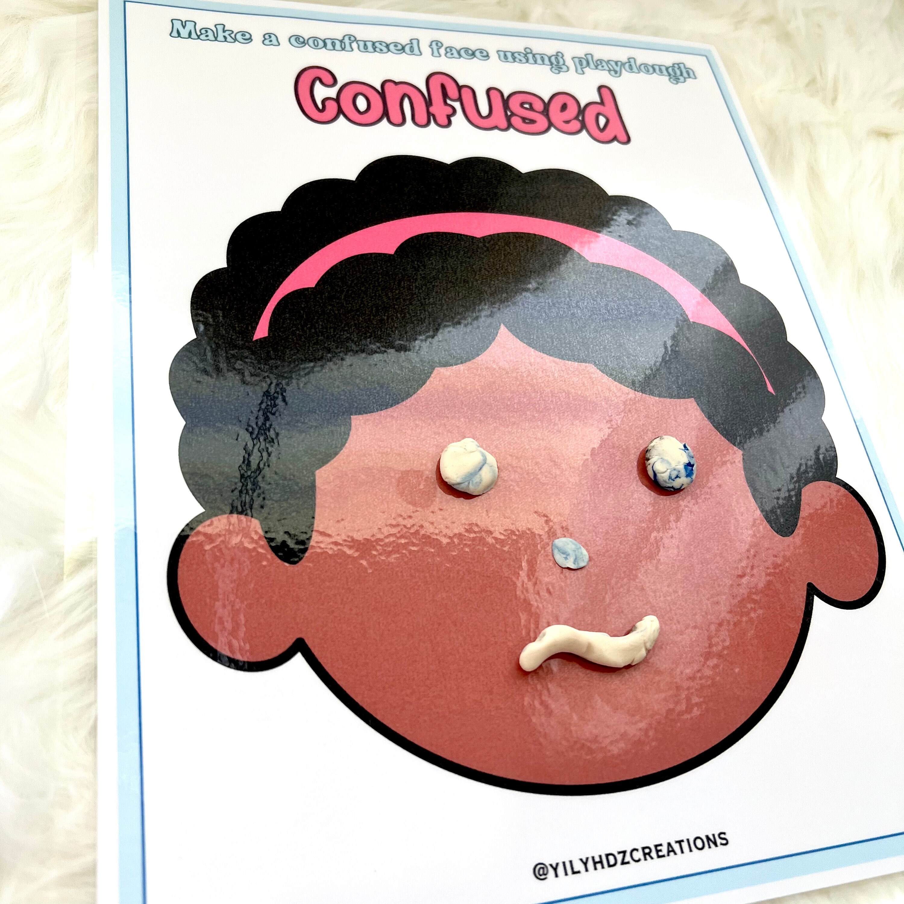 Printable Playdough Activity Playdough Mats Playdough Activity Face ...