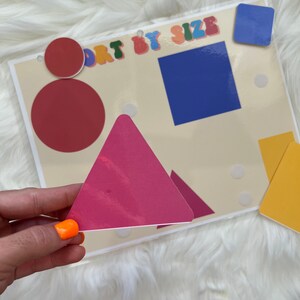 Shapes Pictures Sorting Activity, Shapes Matching Game, Learning Binder ...