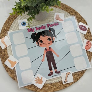 Body Parts Matching Activity - Body Parts Matching Activity Printable ...