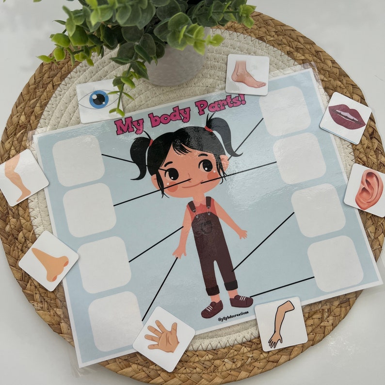 Body Parts Matching Activity - Body Parts Matching Activity Printable ...